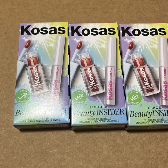 Kosas | Makeup | Lot Of 3 X Kosas Birthday Gift Wet Lip Oil And Clear ...